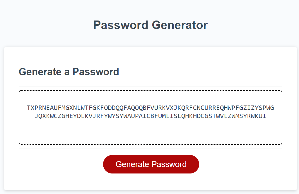 GitHub - frye/password-generator