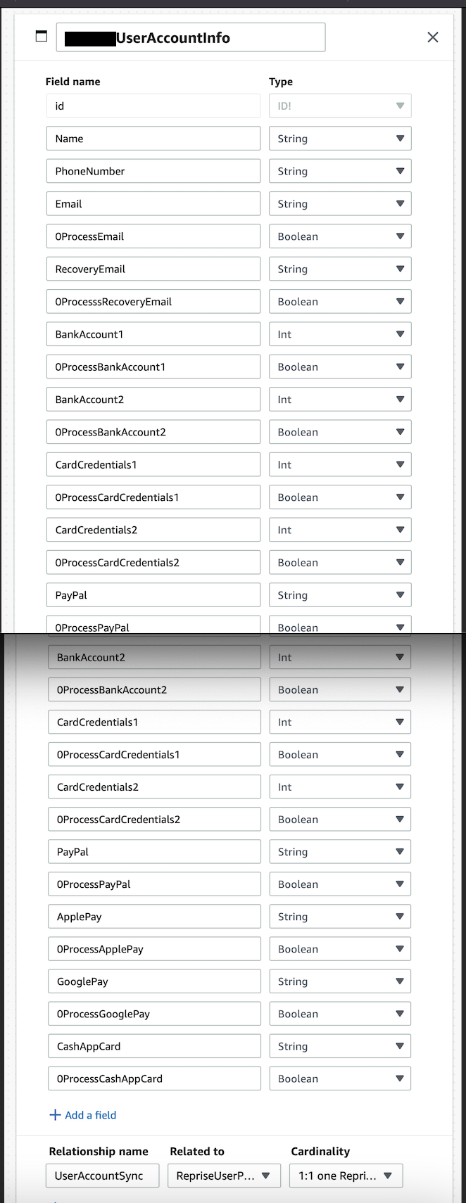 AWS Amplify Studio : Deployment Failed: GraphQLError: Syntax Error: Expected Name, found Int ...