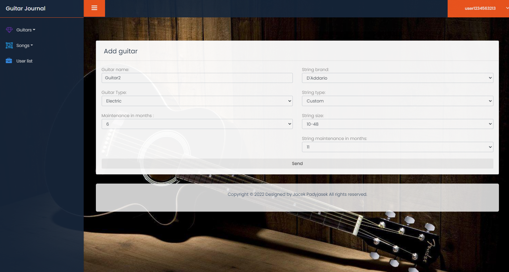 GitHub - JacekPad/GuitarJournal: Guitar journal is an application where you can save your ...