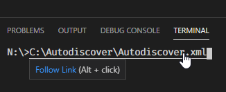 Debug console uses 'ctrl+click' to follow links. · Issue #90891 · microsoft/vscode · GitHub