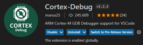 RTT window not replaced when launching new debug session · Issue #585 · Marus/cortex-debug · GitHub