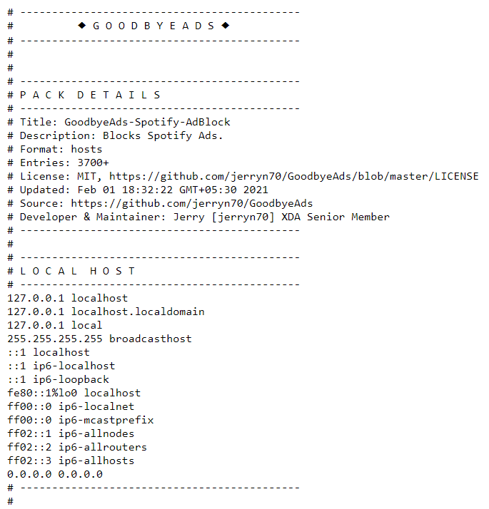 Double 0.0.0.0 0.0.0.0 if sources have it header rule with it · Issue #1519 · StevenBlack/hosts ...