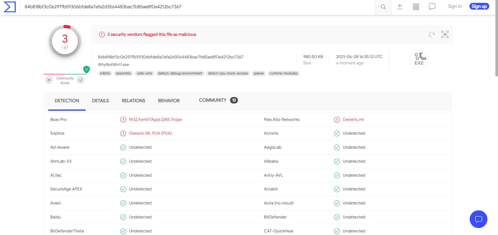 [Broken Website] virustotal.com · Issue #6150 · darkreader/darkreader ...
