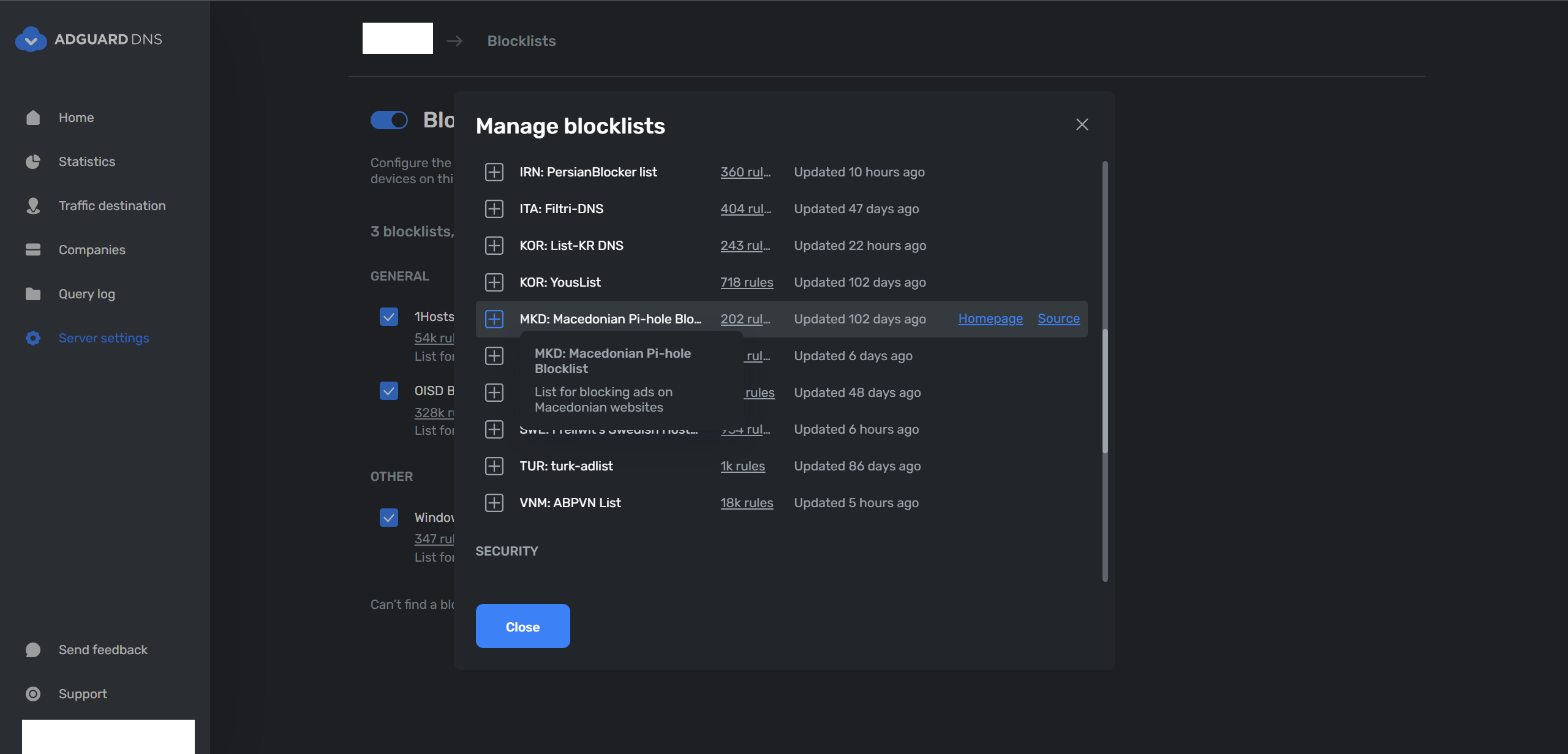 Waste space dashboard UX · Issue #373 · AdguardTeam/AdGuardDNS · GitHub