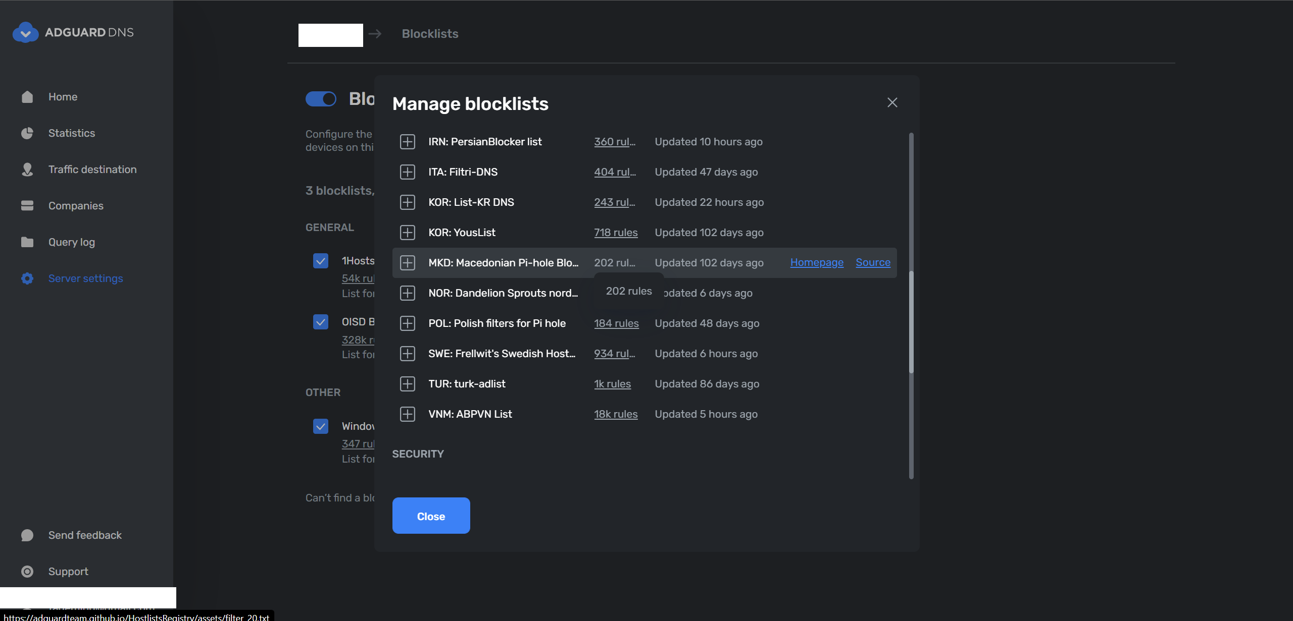 Waste space dashboard UX · Issue #373 · AdguardTeam/AdGuardDNS · GitHub