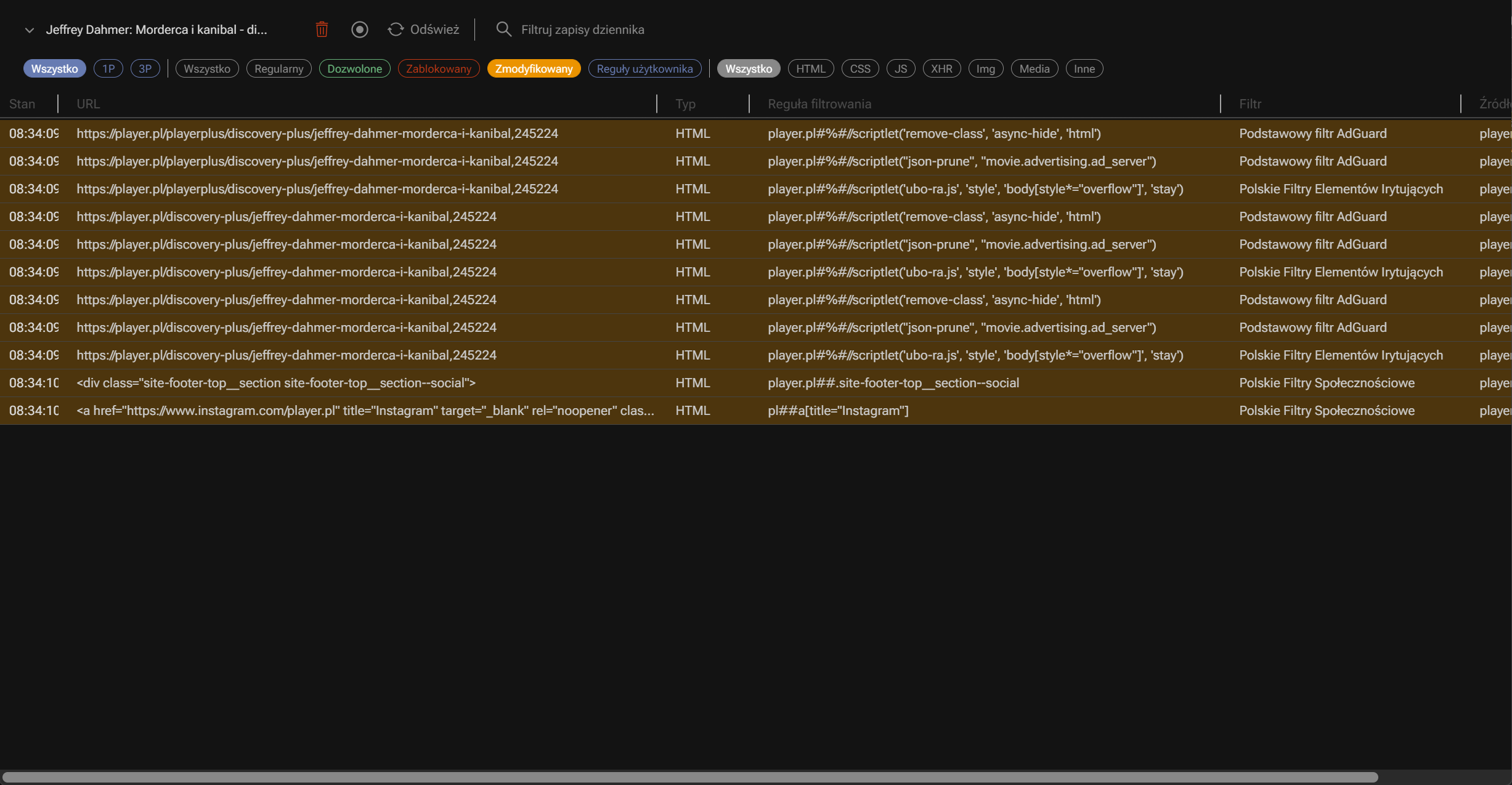 player.pl · Issue #132086 · AdguardTeam/AdguardFilters · GitHub