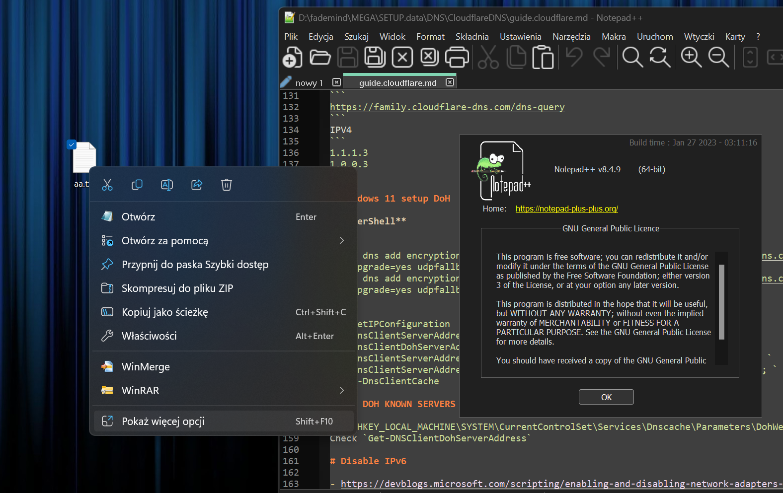 after installing 8.5.1 on Windows 11 system, it needs to restart Explorer to make "Edit with ...