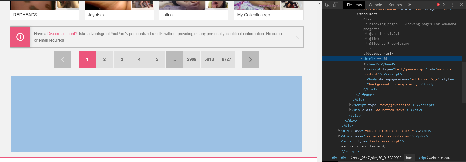 [NSFW] youporn.com · Issue #46225 · AdguardTeam/AdguardFilters · GitHub