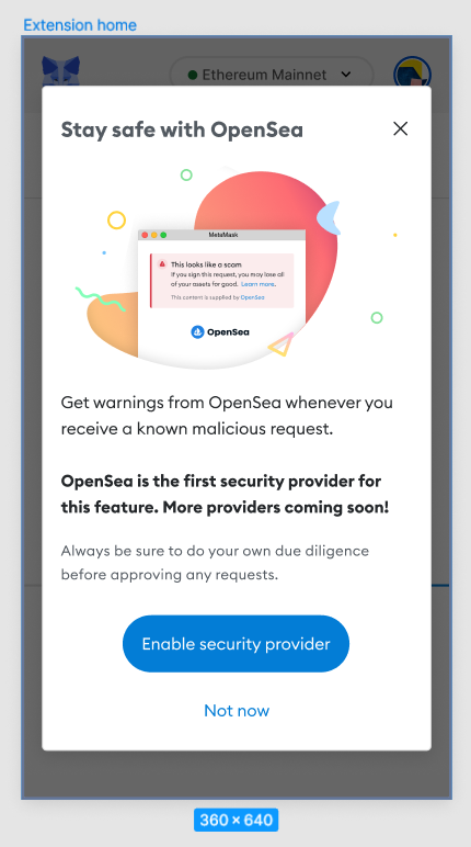 What's New for the transaction security provider · Issue #16636 · MetaMask/metamask-extension ...