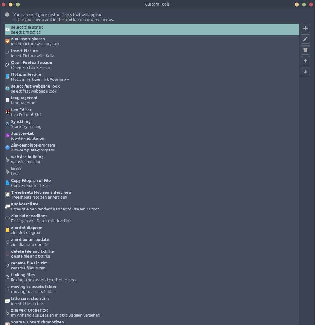 Scrollbar in custom tools window · Issue #2377 · zim-desktop-wiki/zim-desktop-wiki · GitHub