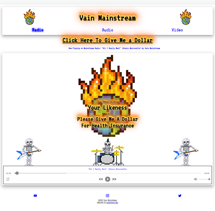 GitHub - KLong75/vain-mainstream: React | MUI - The official web application for indie rock ...