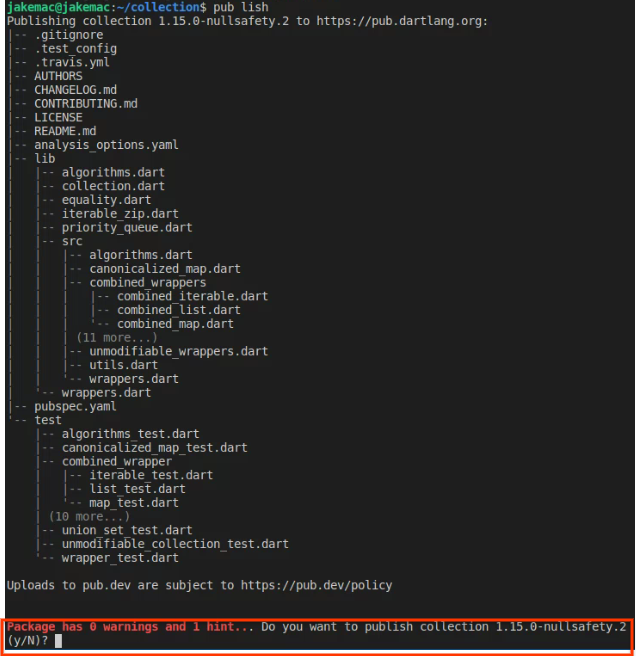 Erroneous Red Error Text On Pub Lish But No Listed Errors · Issue 2581 · Dart Lang Pub · Github