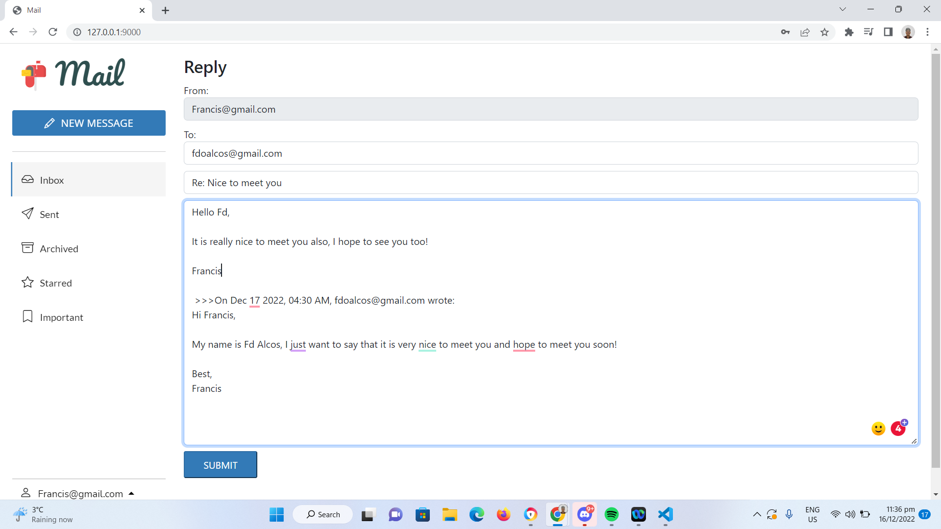 GitHub - fdoalcos/Mail