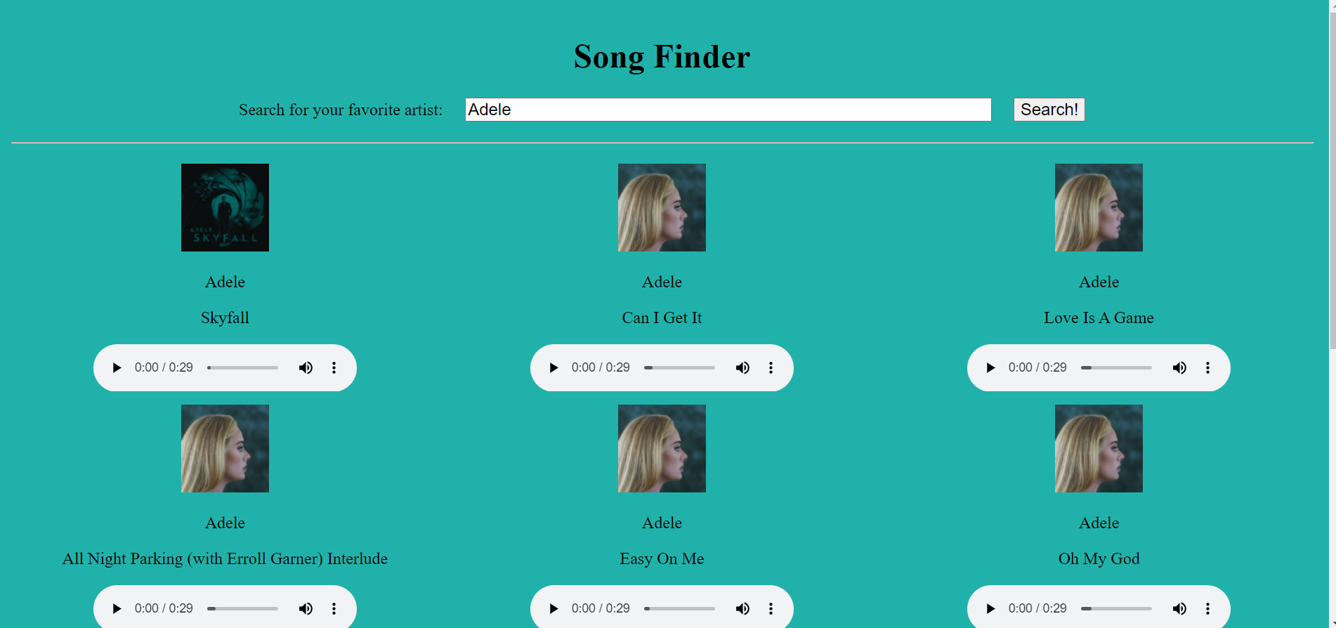 GitHub - GandiBintang/SongFinder: Song Finder Website by using HTML, CSS, JavaScript and API