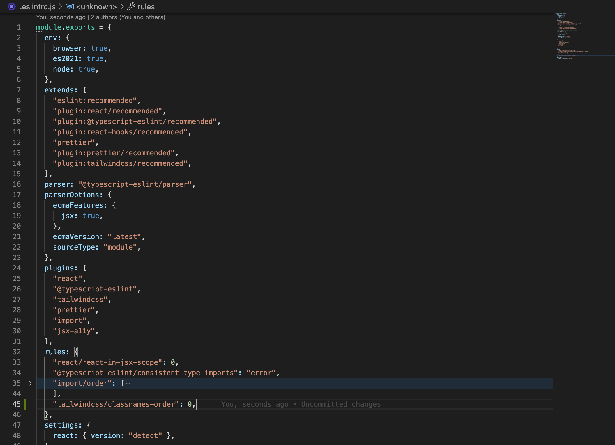 [BUG] no custom classnames with tailwdincss/forms plugin · Issue #125 · francoismassart/eslint ...