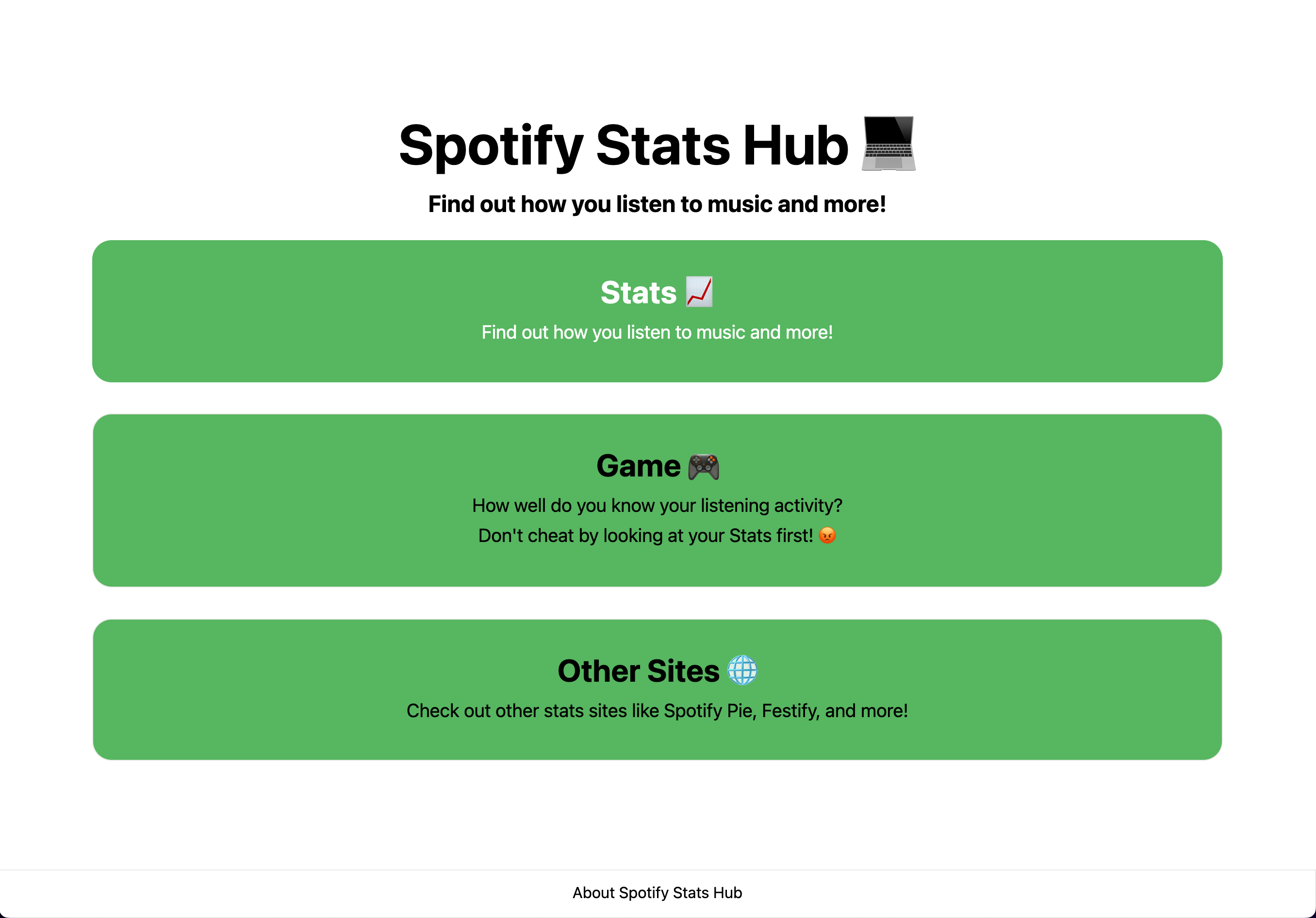 GitHub - izakbunda/Spotify-Stats-Hub: Find out how you listen to music and more!