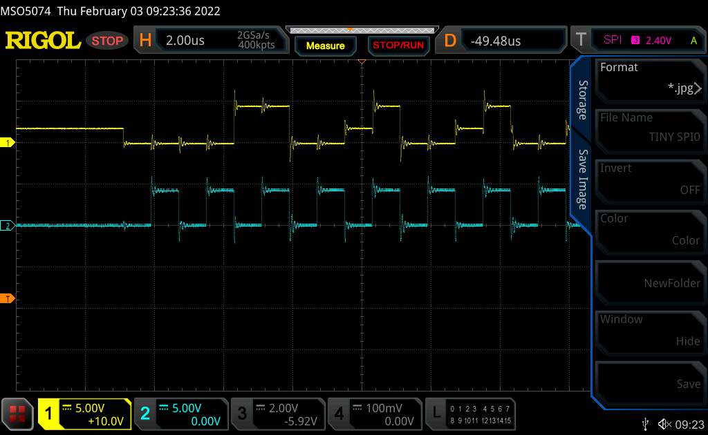 SPI MOSI not rising to full voltage levels · SpenceKonde megaTinyCore · Discussion #640 · GitHub