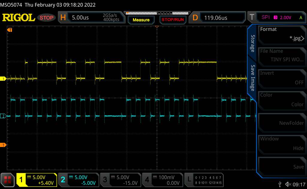 SPI MOSI not rising to full voltage levels · SpenceKonde megaTinyCore ...