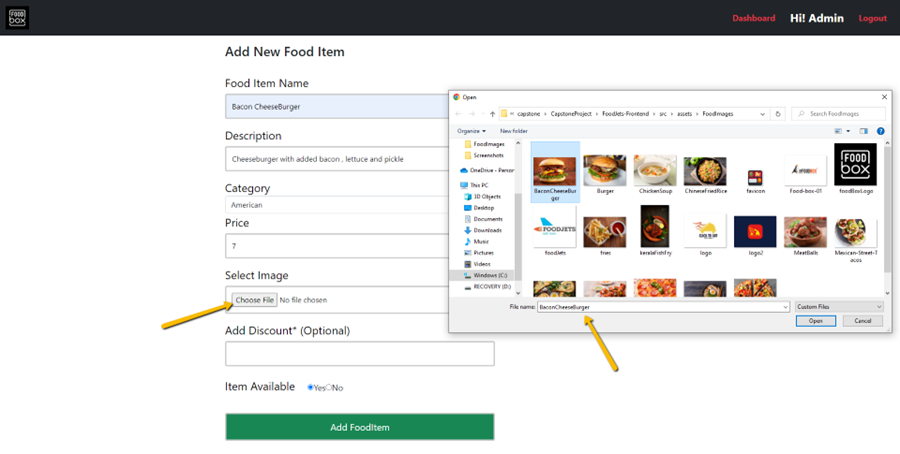 GitHub - RemyaPillai99/FoodBox-FrontEnd: FoodBox is a Capstone project for "Cal Tech Post ...