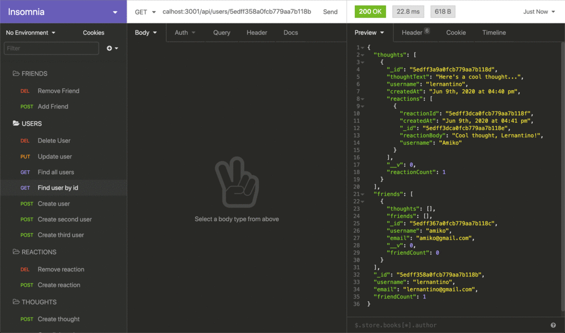 GitHub - moyangdev/Social-Network-API