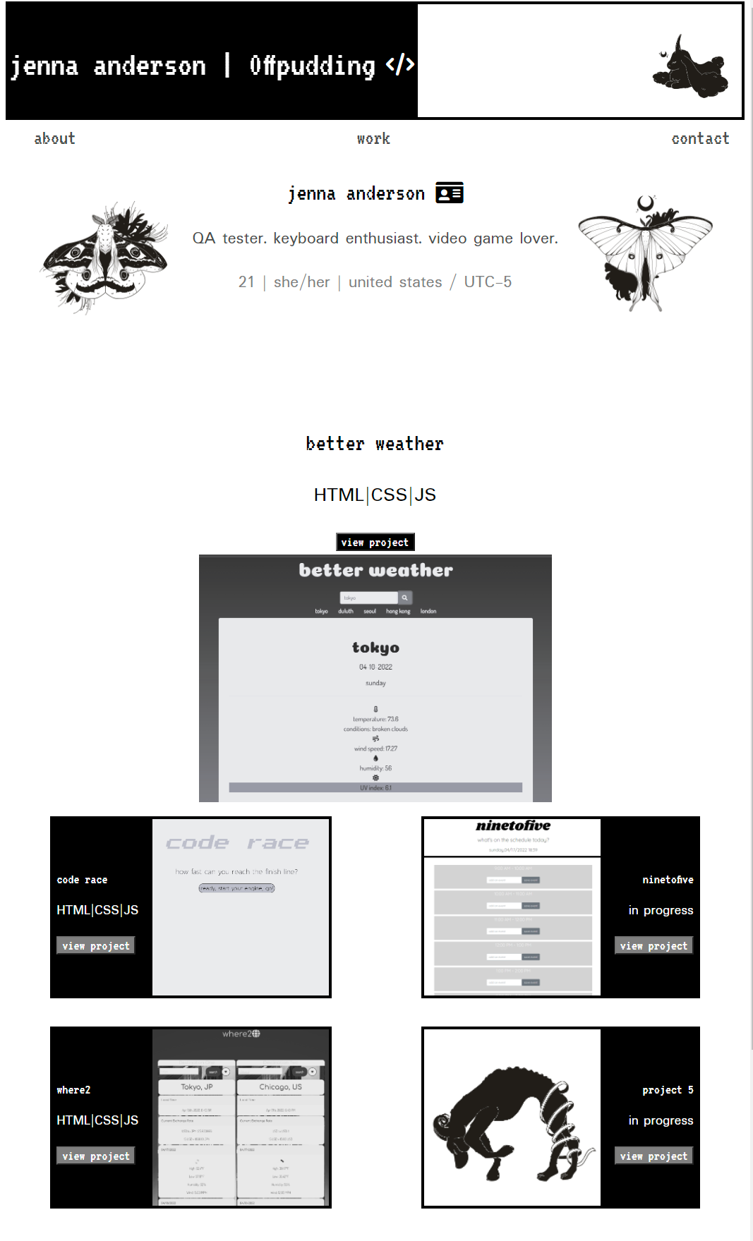 GitHub - jennaanderson00/portfolio-site: portfolio site for projects.