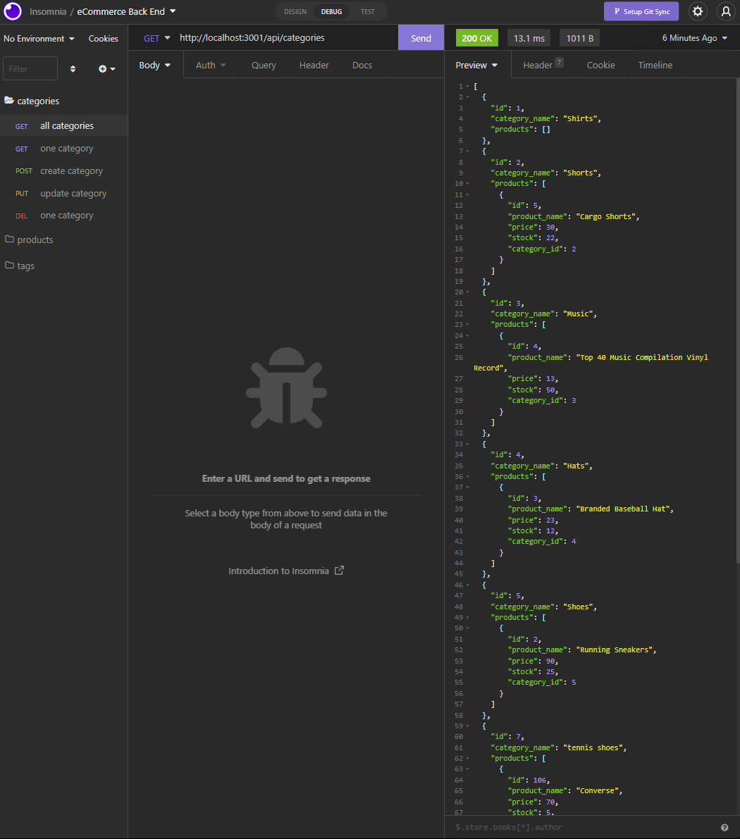 GitHub - jennaanderson00/eCommerceBackEnd