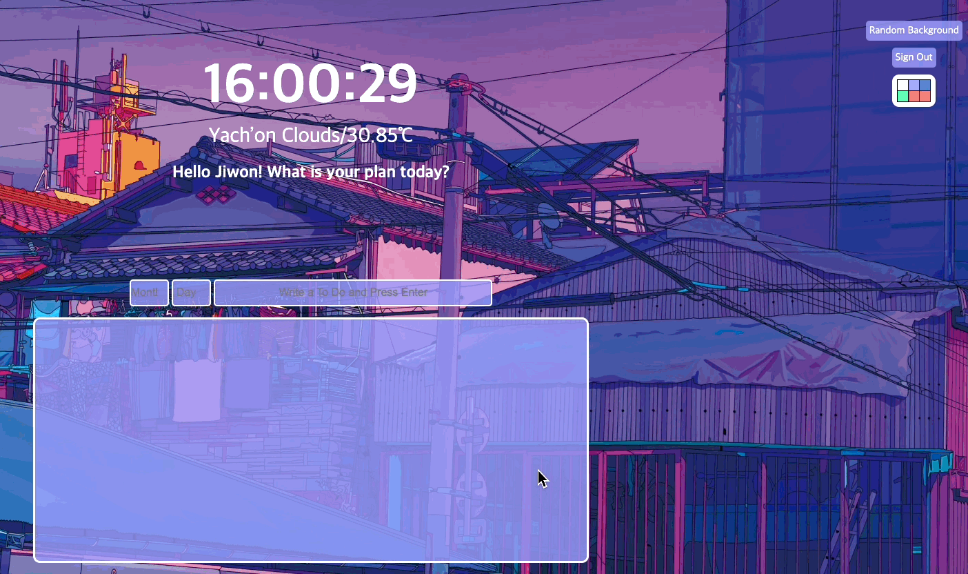 Github Kingjiwon Momentum Clone