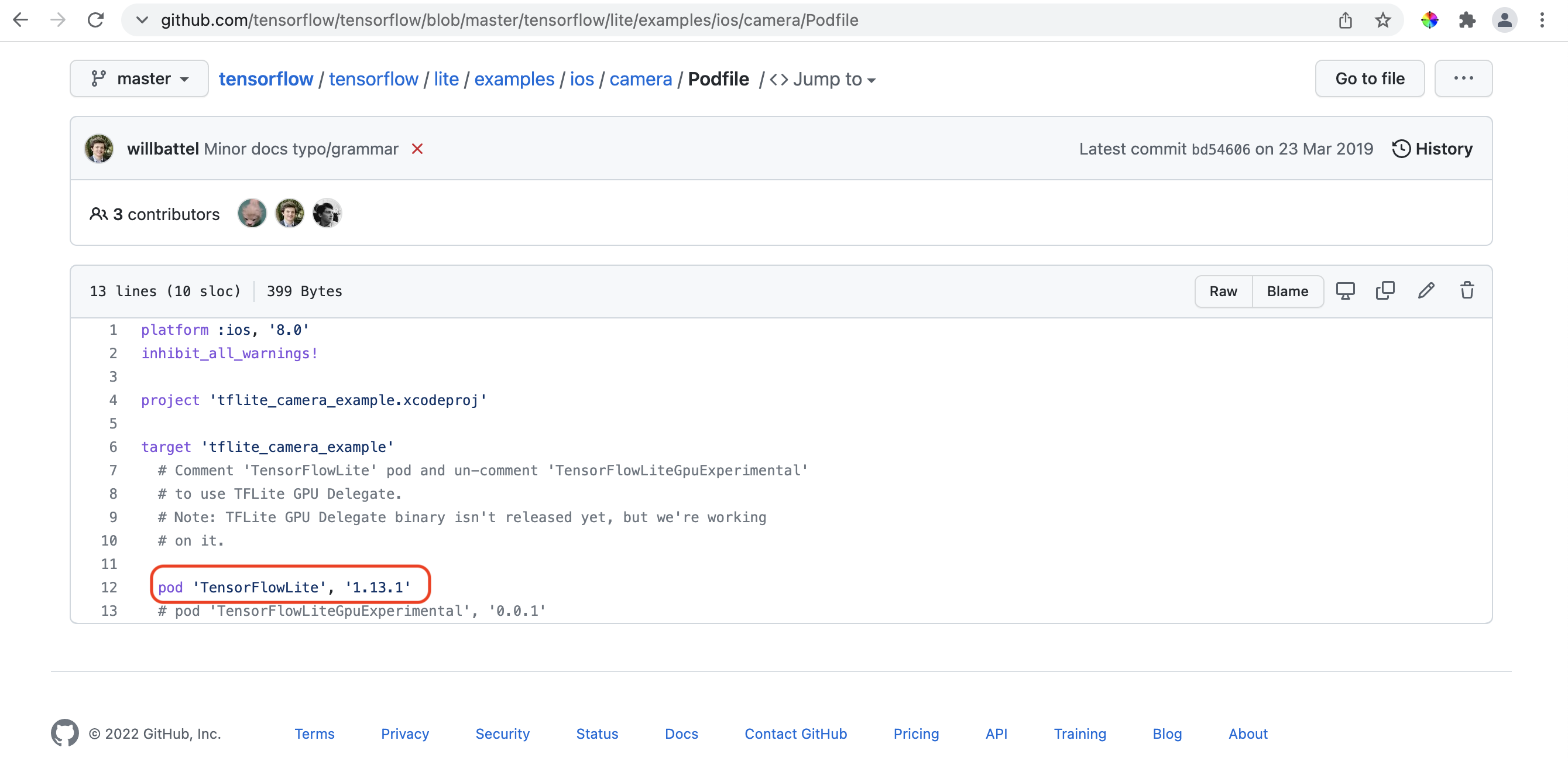 Tensorflow Lite Version For Ios Through Pod · Issue 54133 · Tensorflowtensorflow · Github