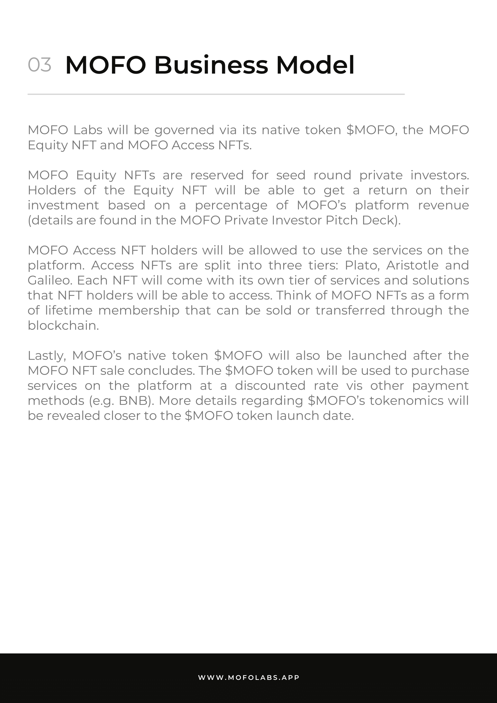 GitHub - MOFOlabs/Litepaper