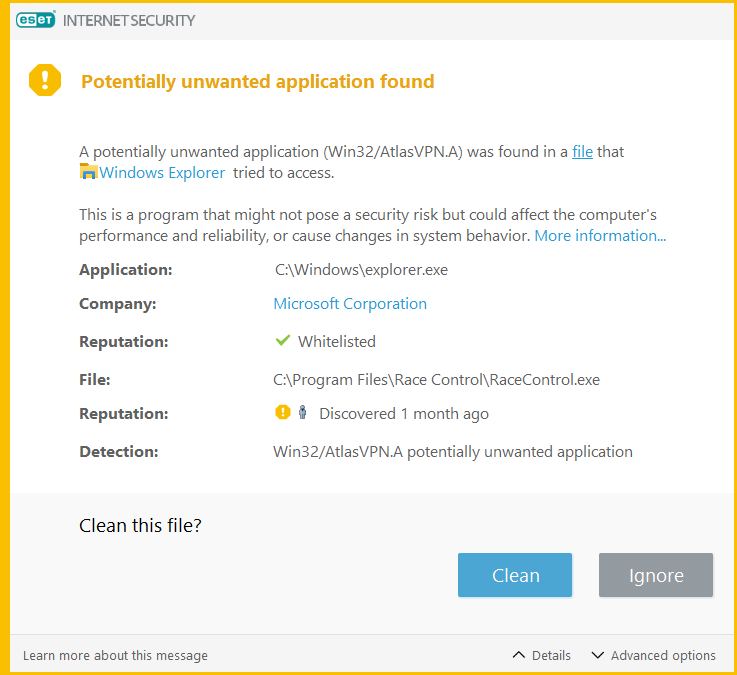 [BUG] racecontrol marked as virus. · Issue #245 · robvdpol/RaceControl · GitHub