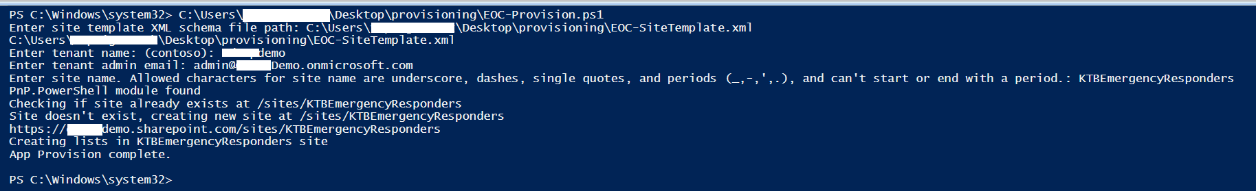 TEOC Deployment Issue · Issue #108 · OfficeDev/microsoft-teams-emergency-operations-center · GitHub