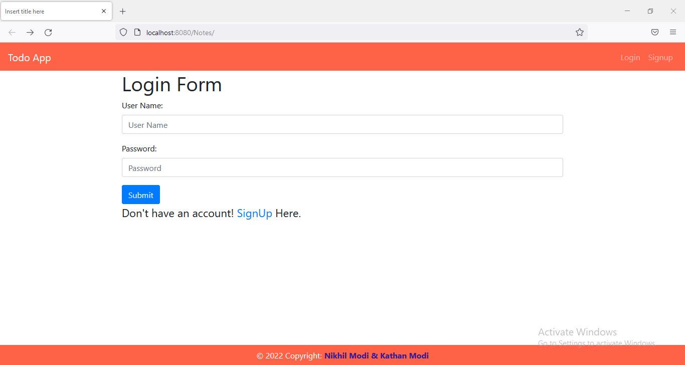 GitHub - nikhilmodi27/Login-based-TODO-Webapp