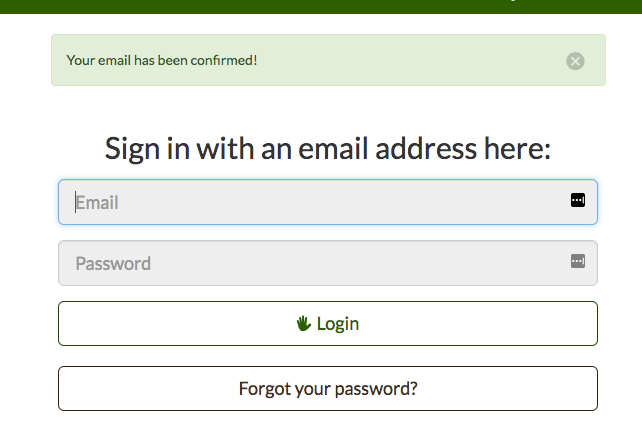Verifying email address on a new account should sign user in as well ...