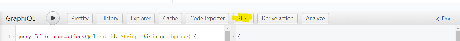 REST button not working on project GraphQL page · Issue #9189 · hasura/graphql-engine · GitHub