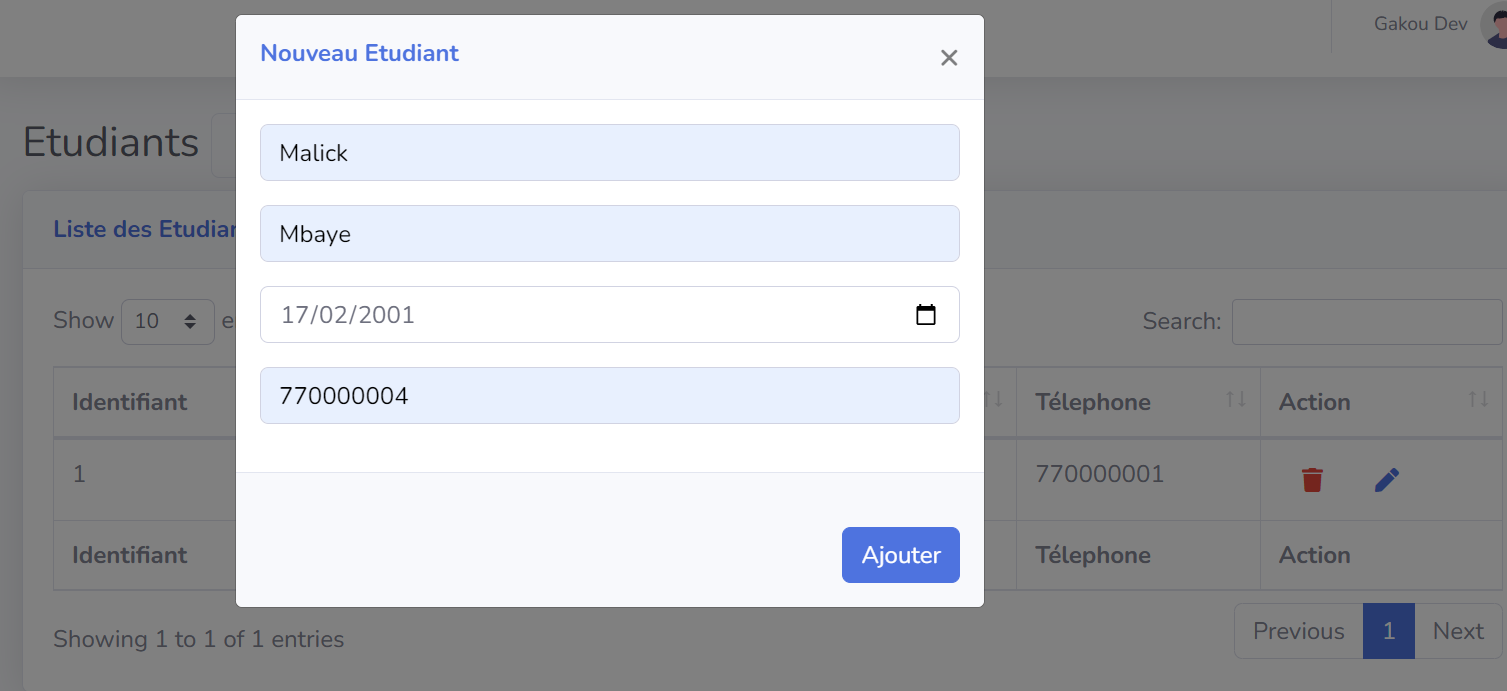 GitHub - Gakoudev/School: gestion inscription JEE
