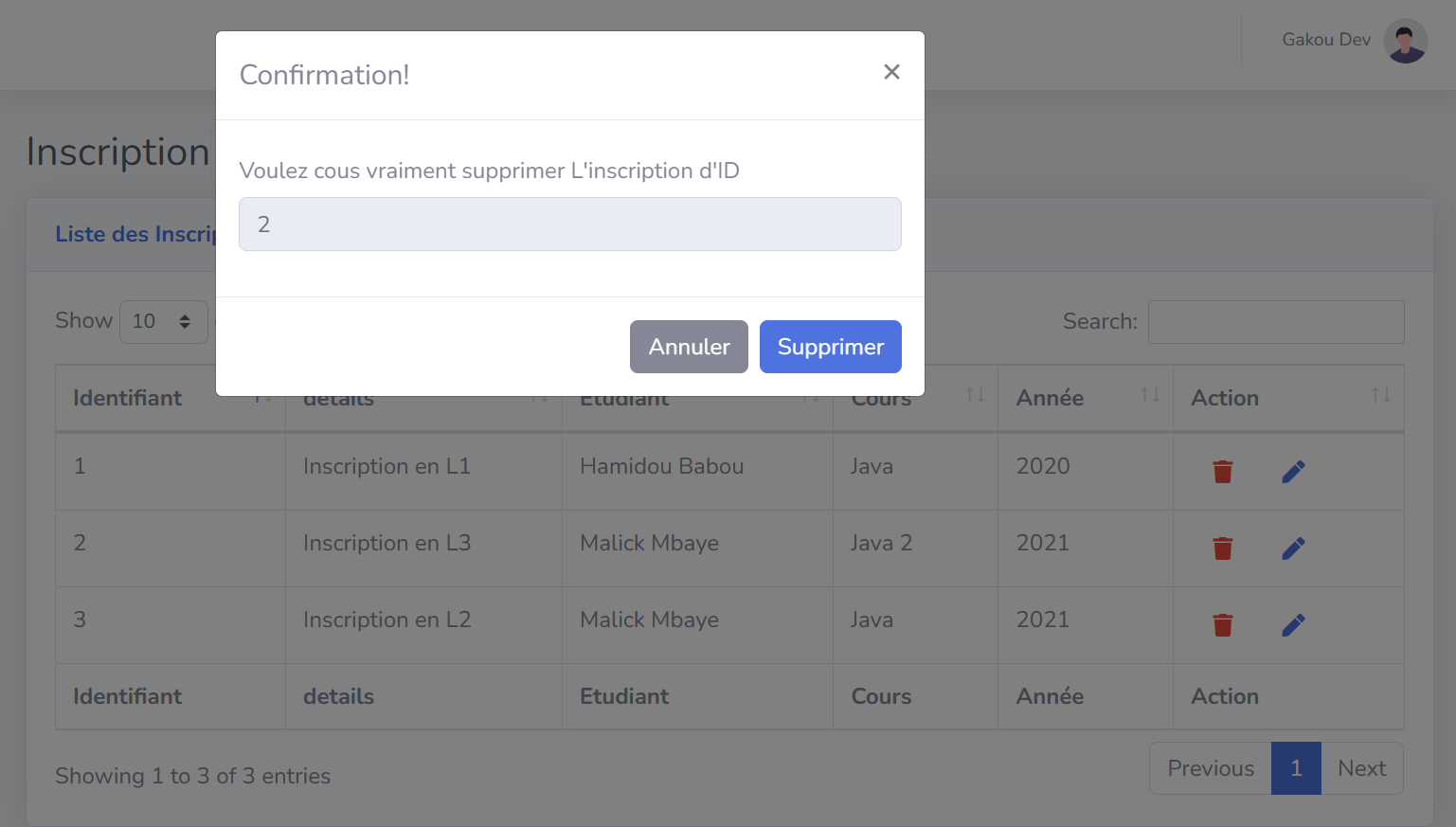 GitHub - Gakoudev/School: gestion inscription JEE