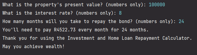 GitHub - Nadia-JSch/investment-bond-repayment-calculator: A Python ...