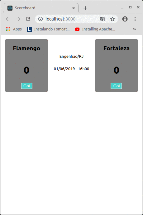 GitHub - mmrosatab/Scoreboard: Aplicação Web utilizando ReactJS que ...