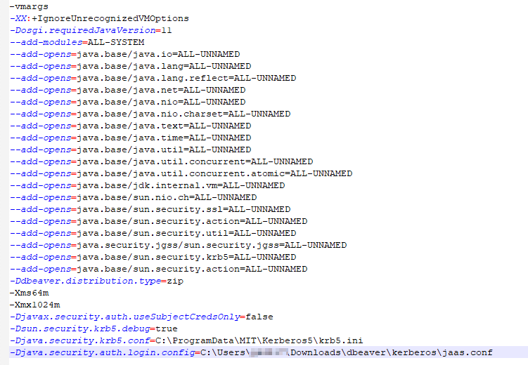 cannot access class sun.security.action.GetPropertyAction · Issue #19806 · dbeaver/dbeaver · GitHub