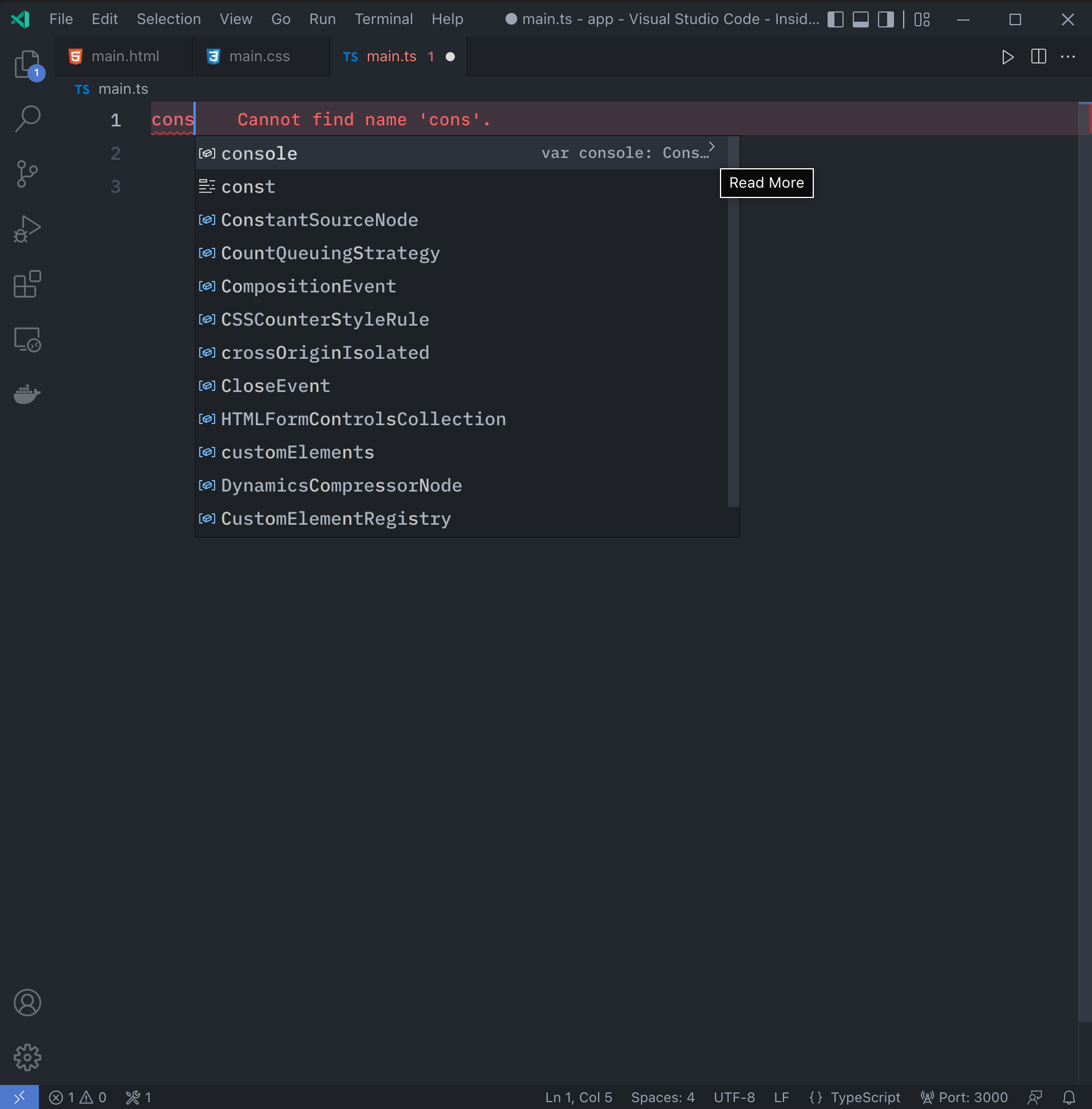 Read More icon in the suggestion dialog not aligned in the middle of a ...