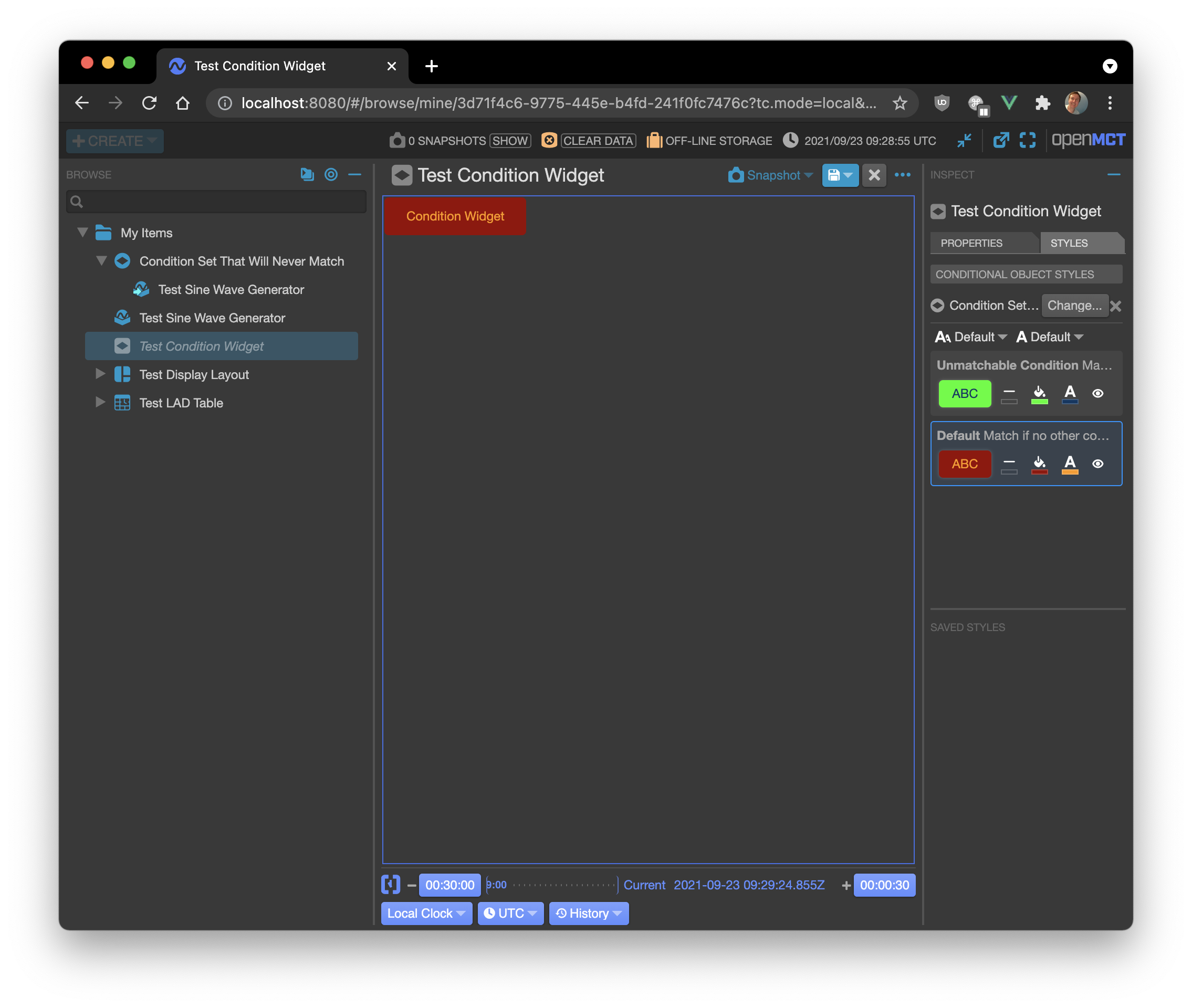 Conditional Styling not being applied when editing a Condition Widget · Issue #4196 · nasa ...