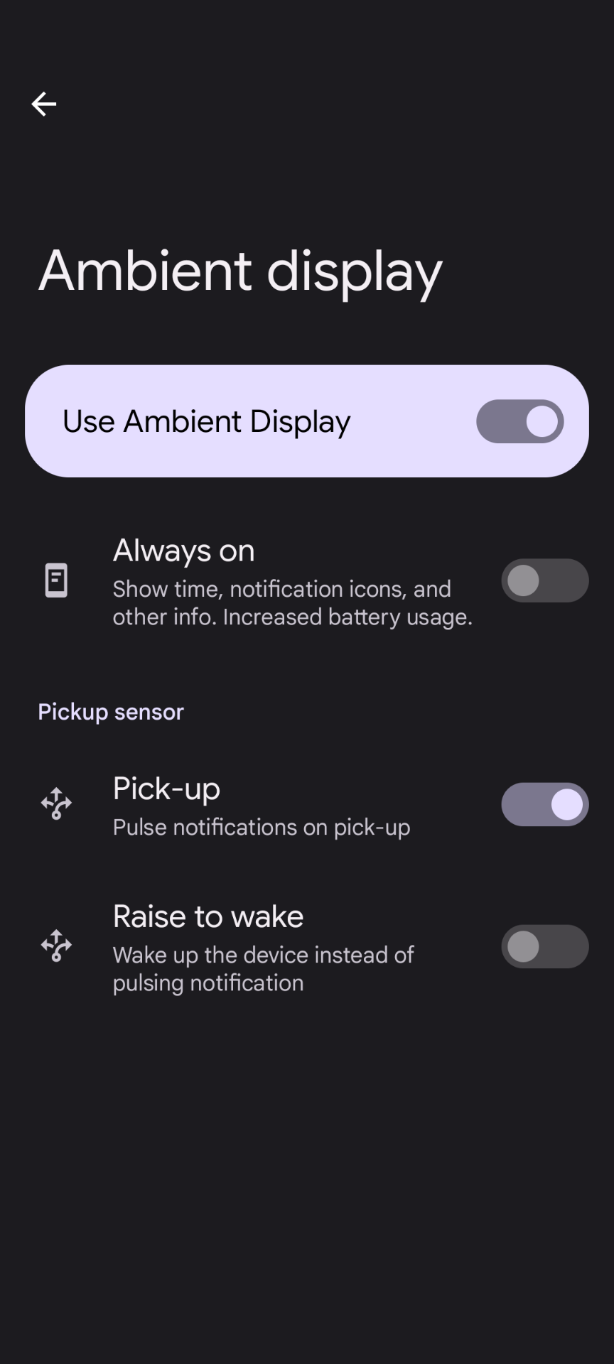 Pick-up setting · Issue #1551 · PixelExperience/android-issues · GitHub