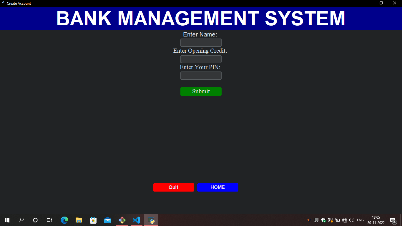 GitHub - HarshPachani/BankManagementSystem-Python: Simple Banking ...