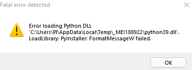[ISSUE] error detected · Issue #525 · marticliment/ElevenClock · GitHub