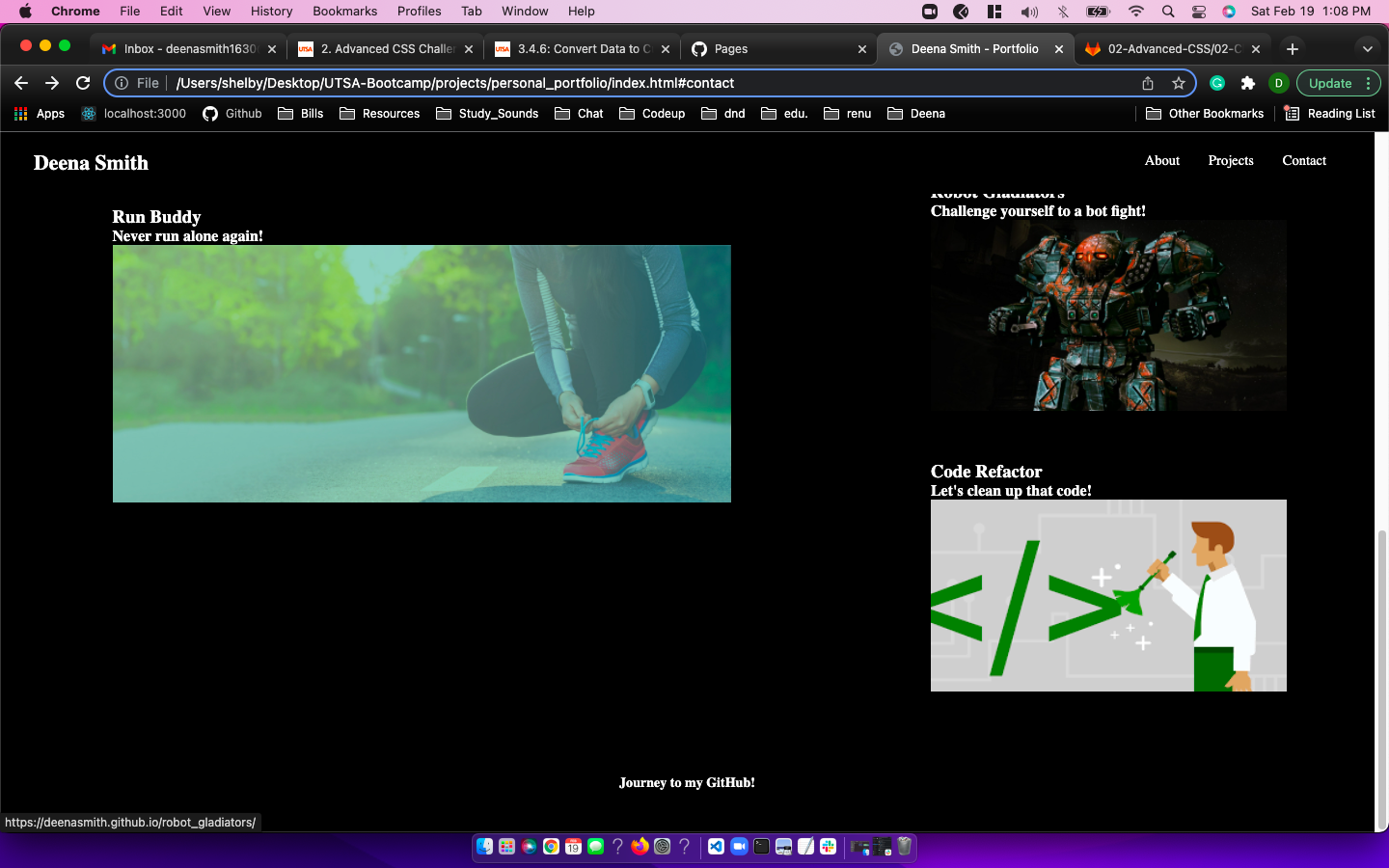 GitHub - DeenaSmith/personal_portfolio