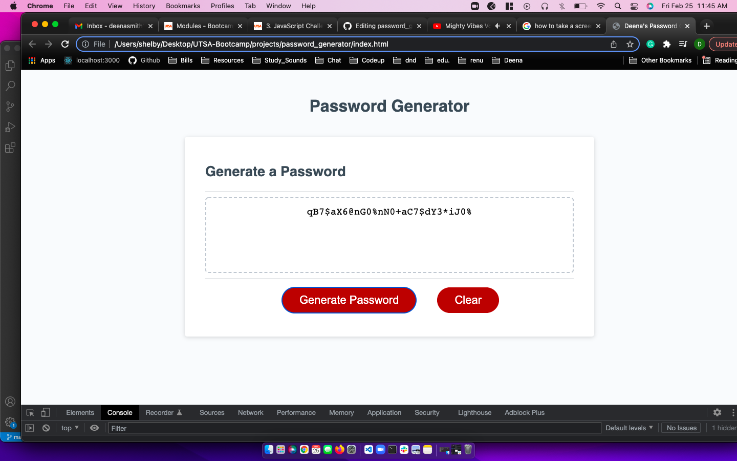 GitHub - DeenaSmith/password_generator