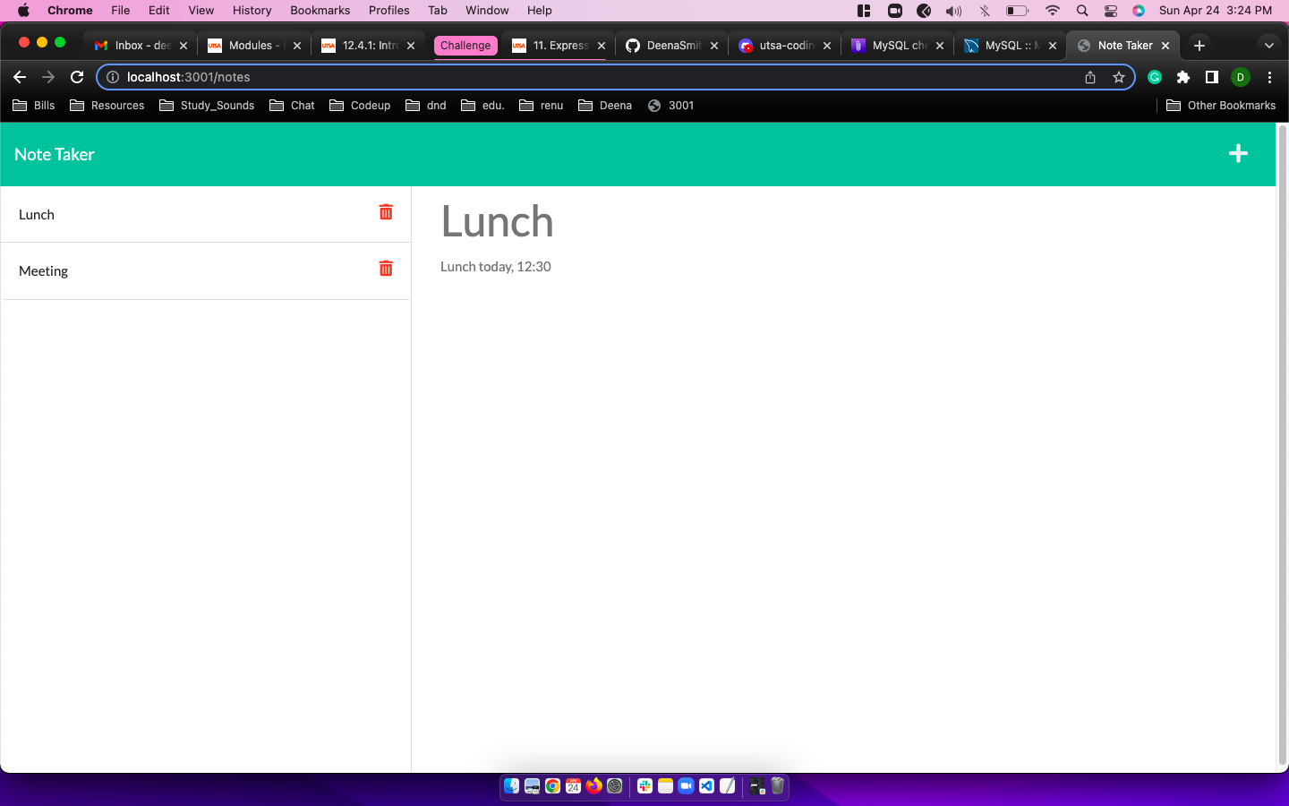 GitHub - DeenaSmith/note_taker