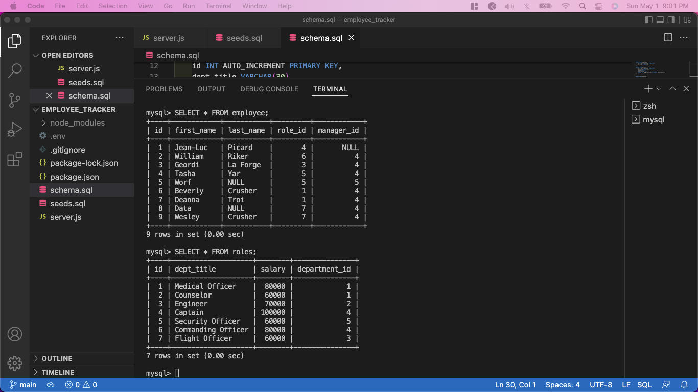 GitHub - DeenaSmith/employee_tracker