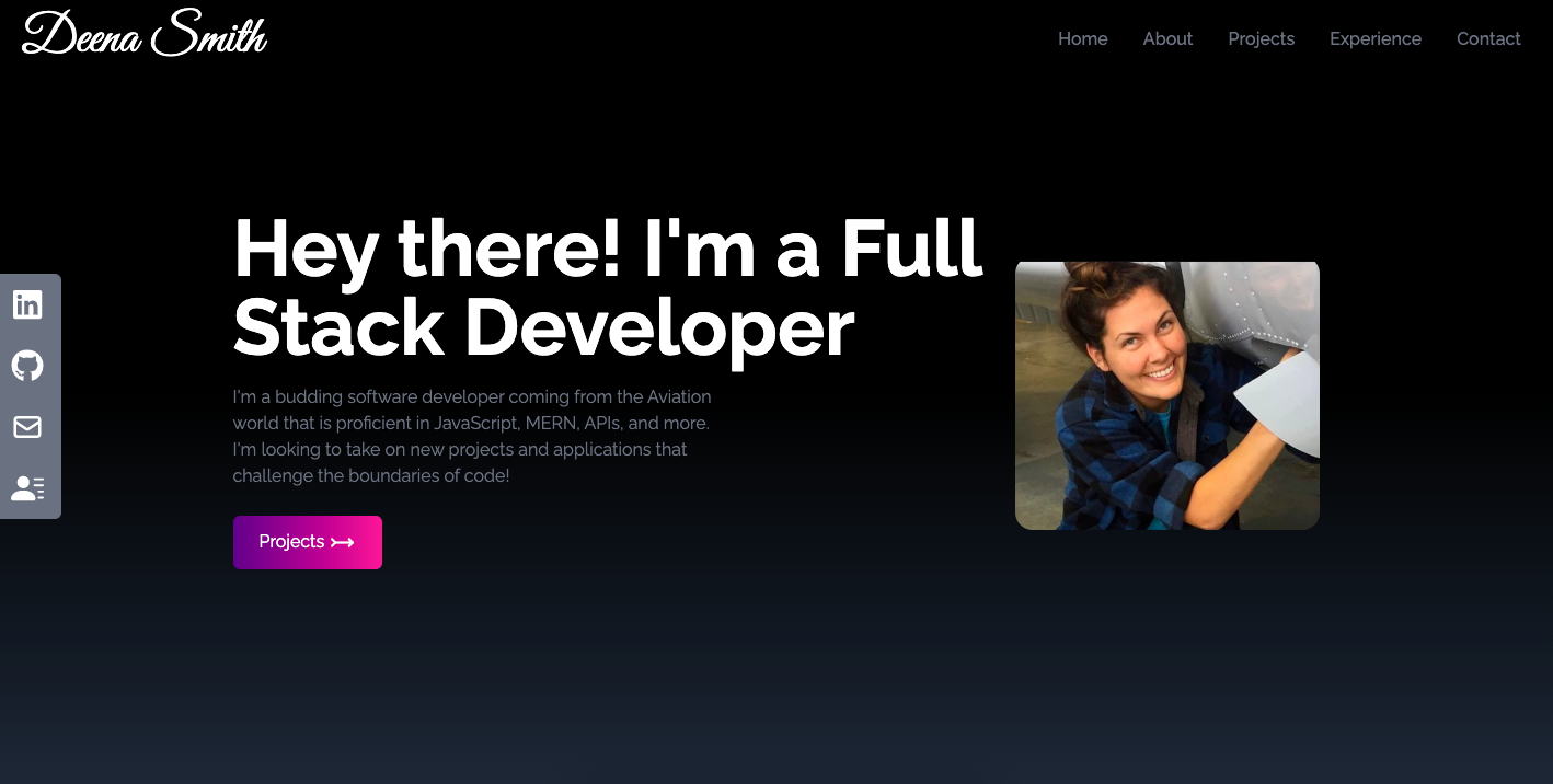 GitHub - DeenaSmith/personal_portfolio_REACT